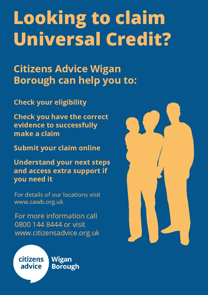 Help with Universal Credit Claim | Atherton & Leigh Foodbank