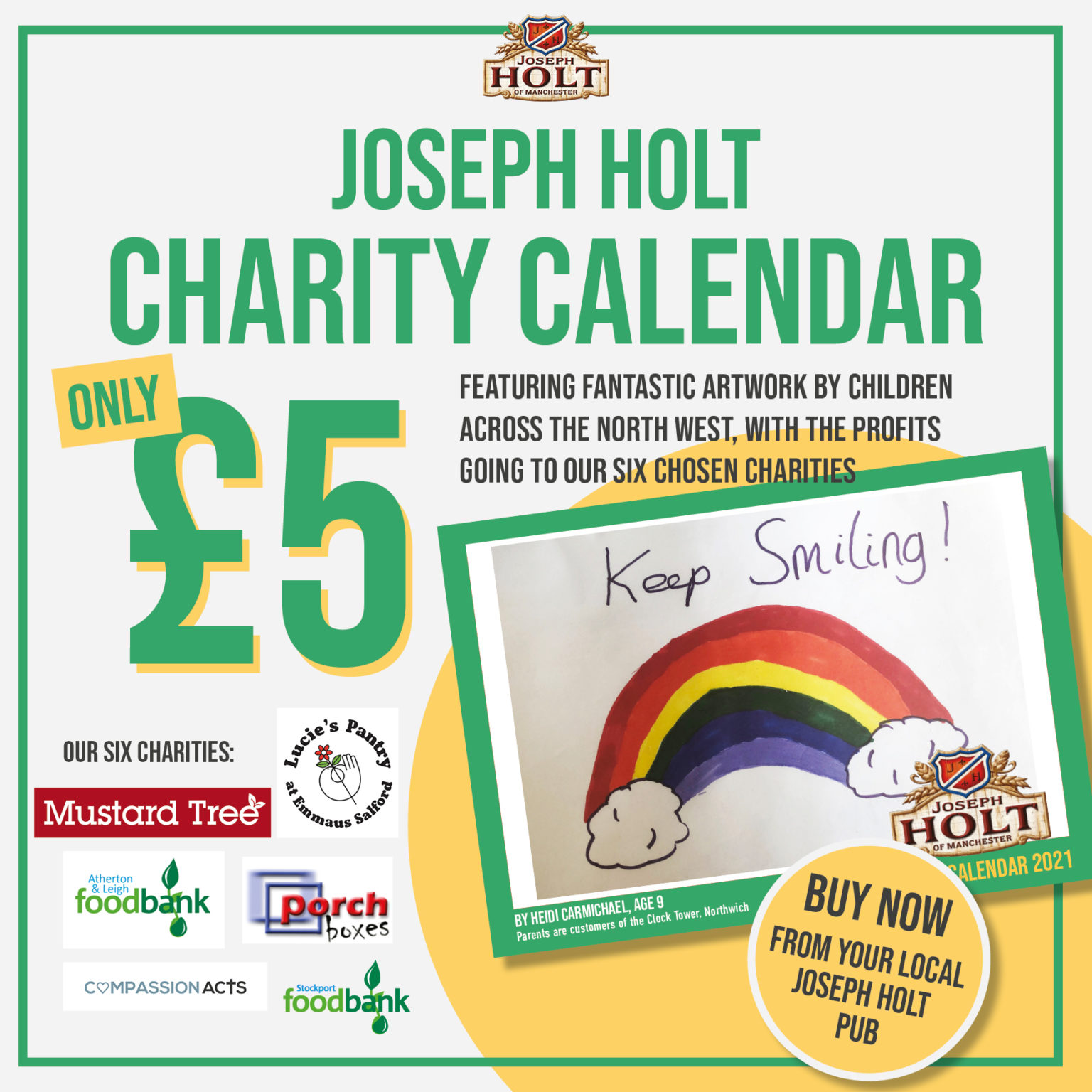 Brewery charity partner 2021- calendars on sale now | Atherton & Leigh ...