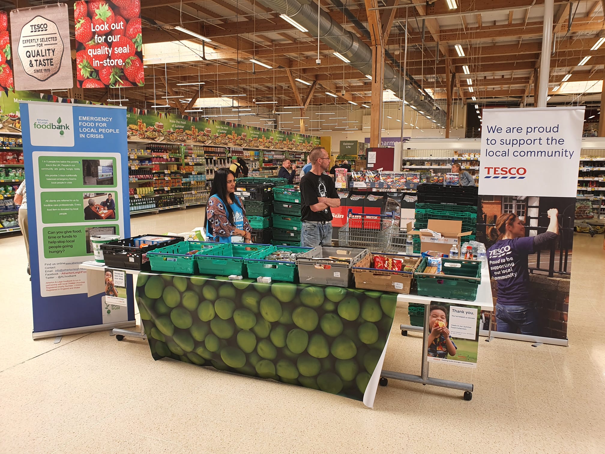 We need volunteers for today at Tesco Leigh, can you help? | Atherton ...