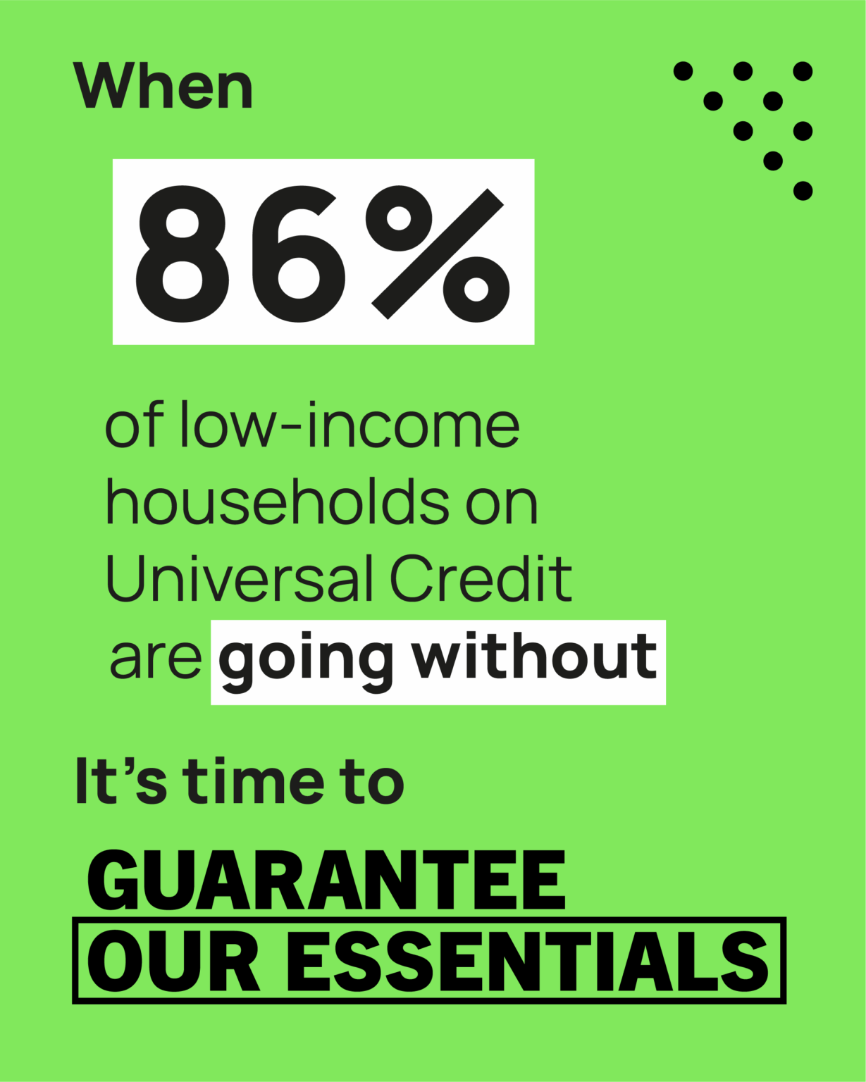 Guarantee our Essentials Lobby day | Atherton & Leigh Foodbank